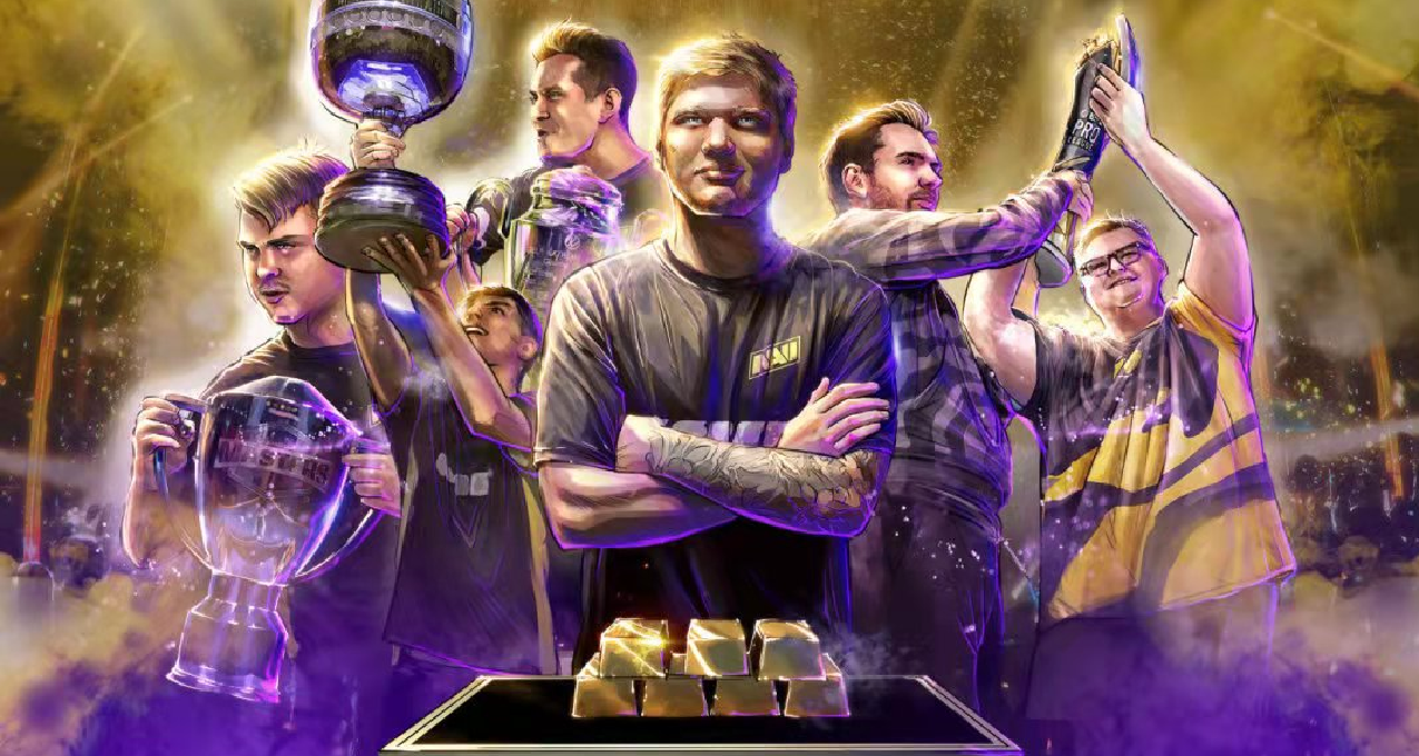 恭喜Navi成为第三支获得Intel大满贯队伍.s1mple荣获EPL S14 MVP