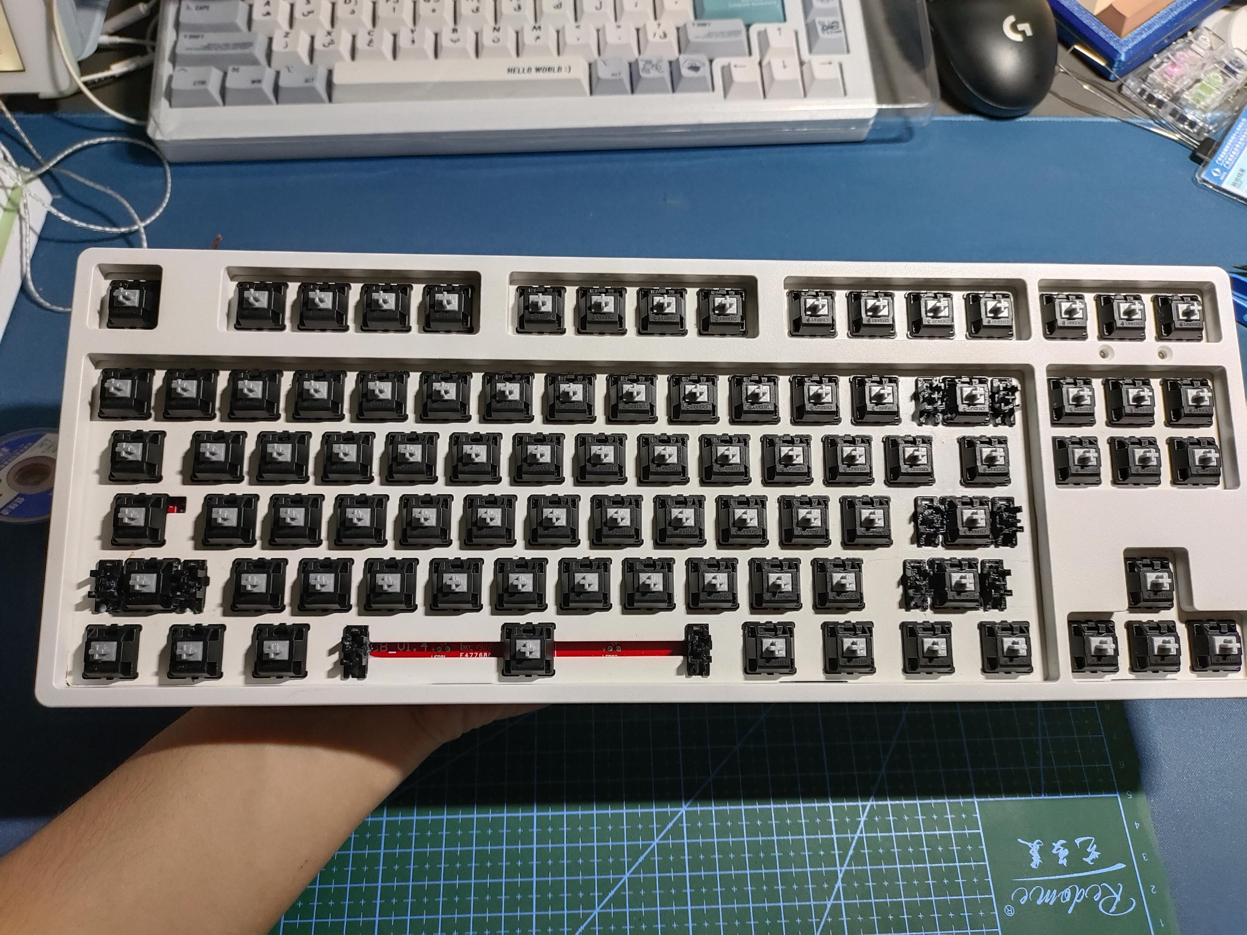 [键盘改造]老键盘重获新生--ikbc C87大升级_电玩帮