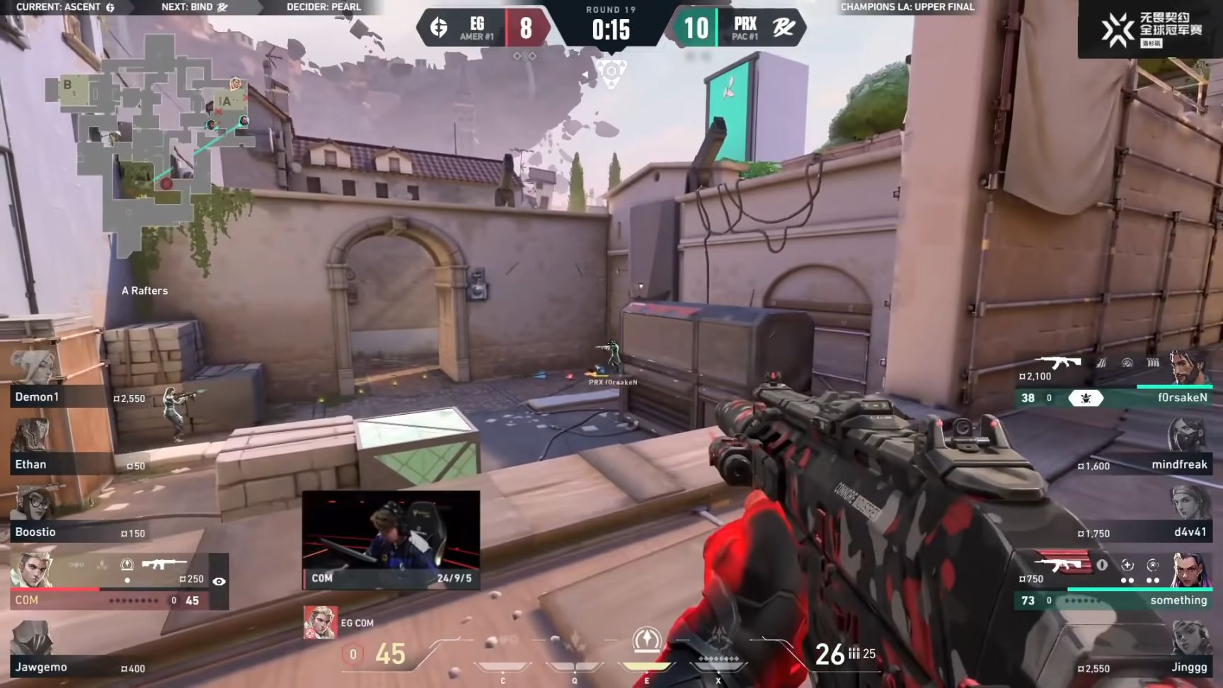 【無畏契約冠軍賽】燃燒心魂，勝者為王！PRX 2：1 EG-3樓貓