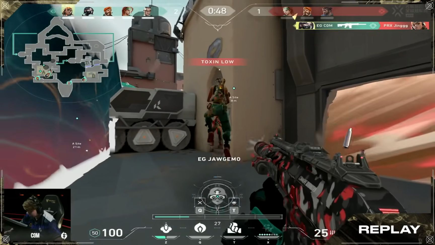 【无畏契约冠军赛】燃烧心魂，胜者为王！PRX 2：1 EG-3楼猫