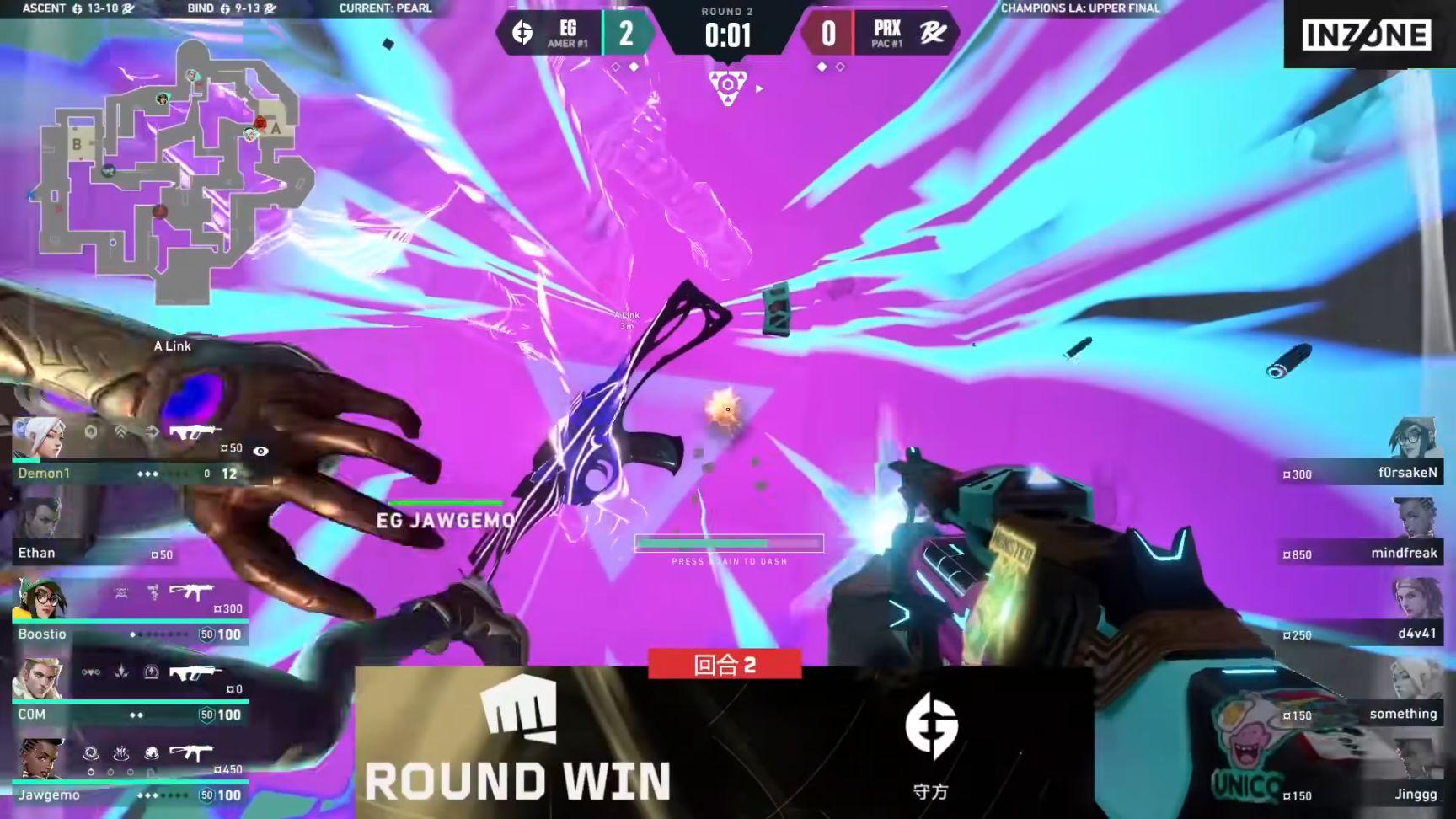 【无畏契约冠军赛】燃烧心魂，胜者为王！PRX 2：1 EG-3楼猫