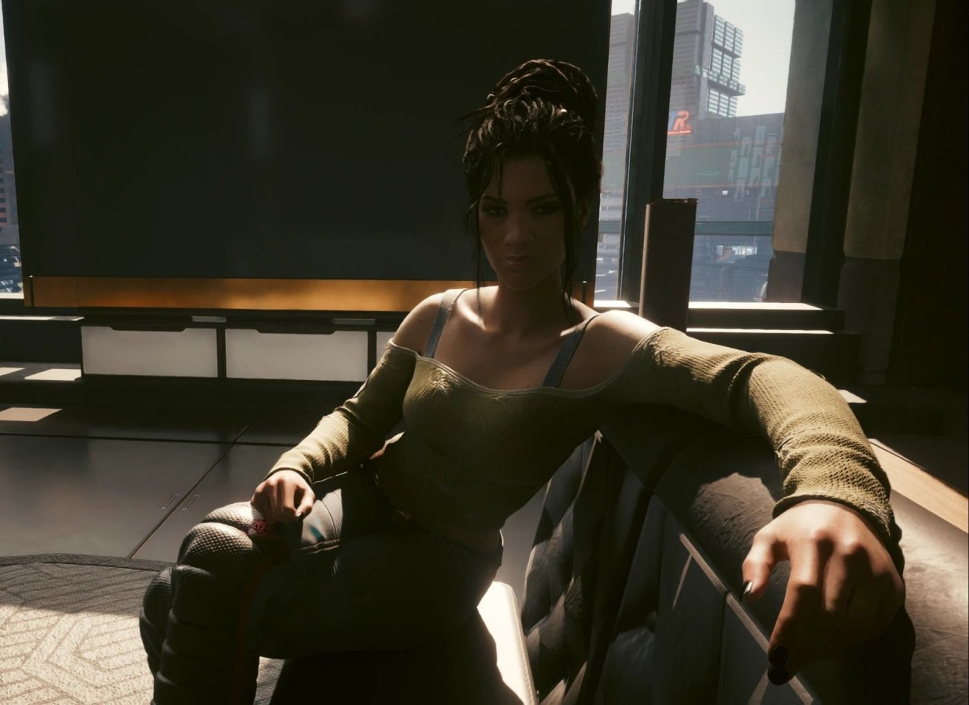 【PC游戏】CDPR在《赛博朋克2077》更新了约会场所-3楼猫