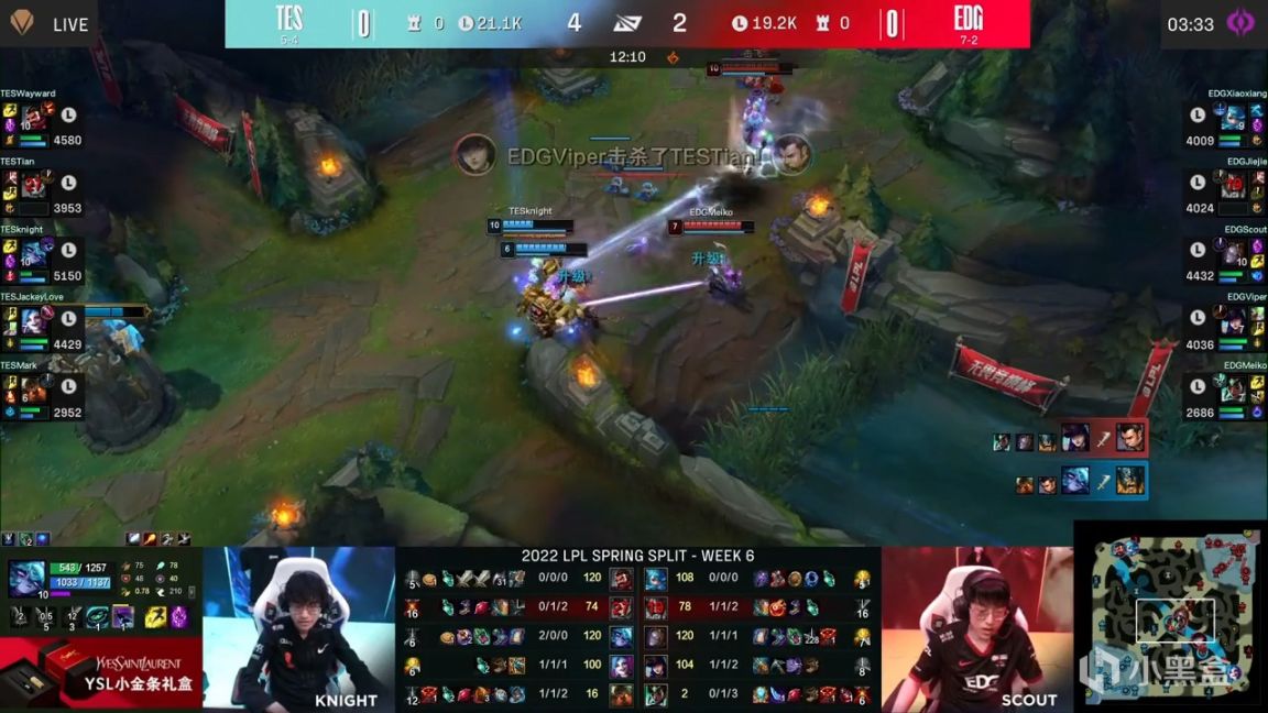 【英雄联盟】LPL春季赛：Mark泰坦神钩！TES 1-0 EDG！-3楼猫