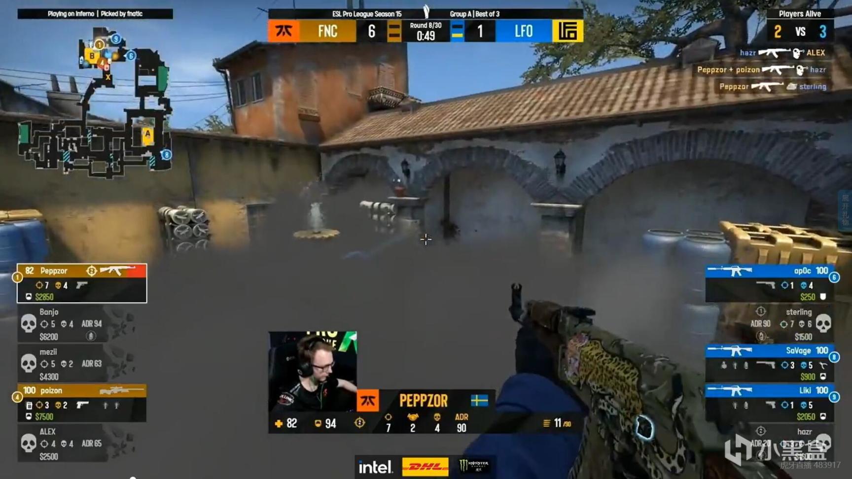 【CS:GO】EPL S15小组赛：沙场练兵初见效，FNC 2-1战胜LFO保留晋级希望-3楼猫