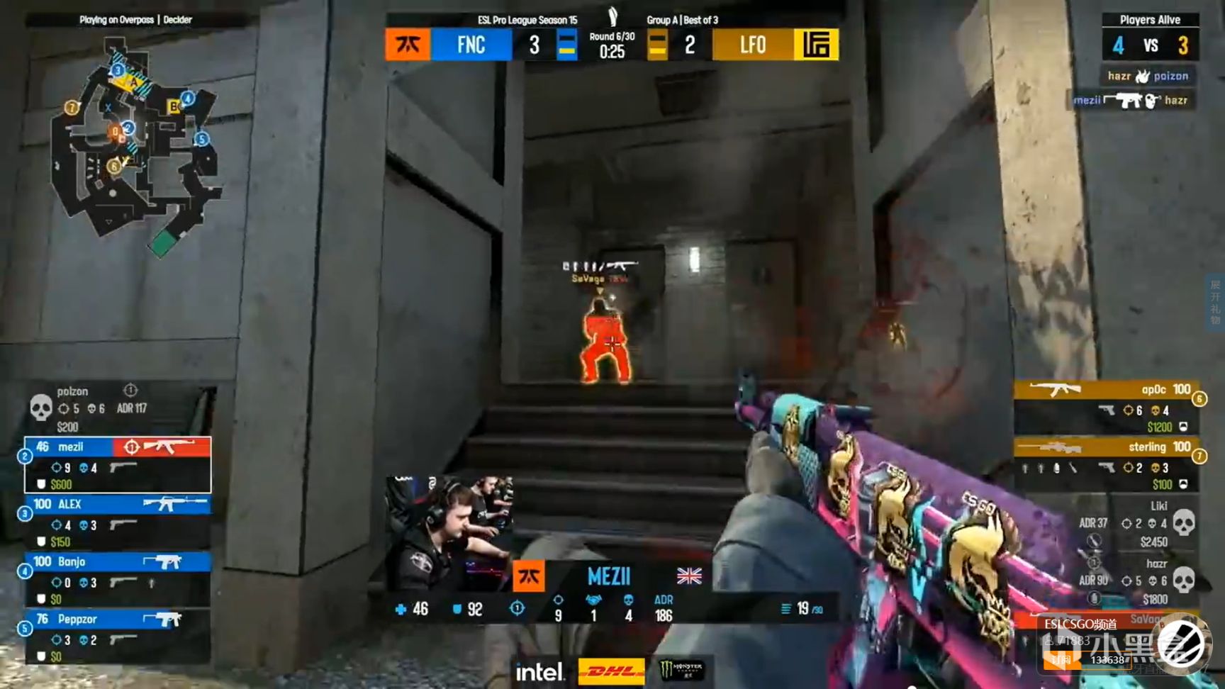 【CS:GO】EPL S15小组赛：沙场练兵初见效，FNC 2-1战胜LFO保留晋级希望-3楼猫