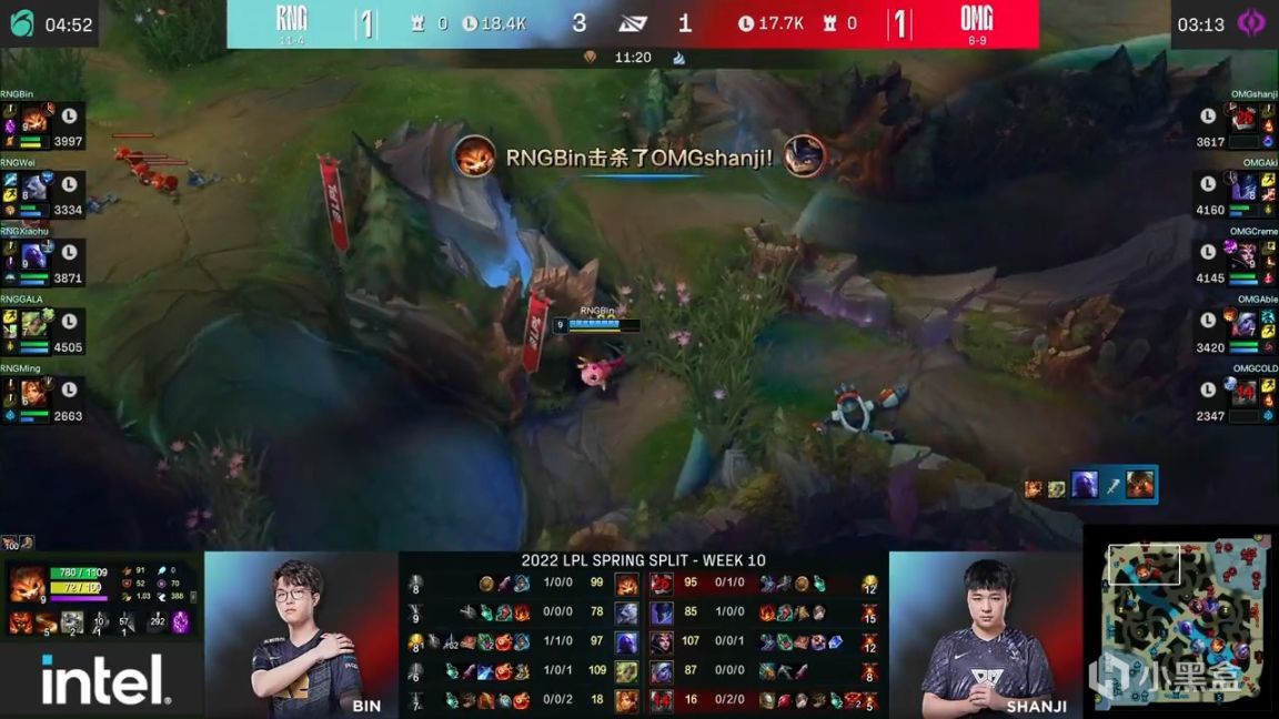 【英雄联盟】LPL春季赛：联盟第二保住复活甲！RNG 2-1 OMG！-3楼猫