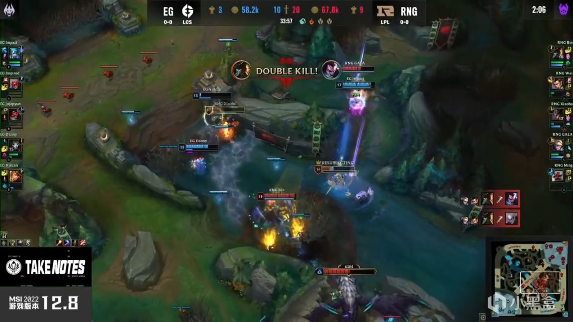 【英雄联盟】MSI对抗赛：Bin船长桶子名场面！RNG 1-0 EG！-3楼猫