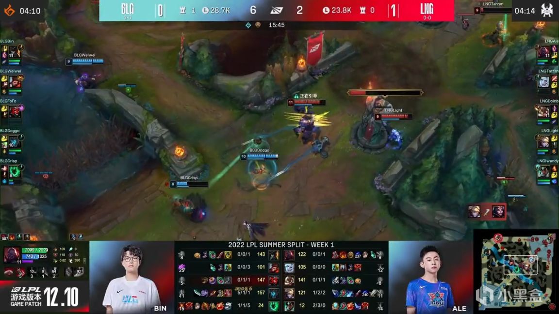 【英雄联盟】LPL夏季赛：Crisp锤石神钩扳回一城！BLG 1-1 LNG！-3楼猫