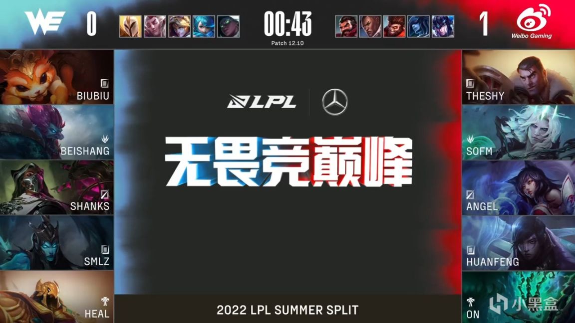 【英雄联盟】LPL夏季赛：Smlz滑板鞋超神！WE 1-1 WBG！-3楼猫