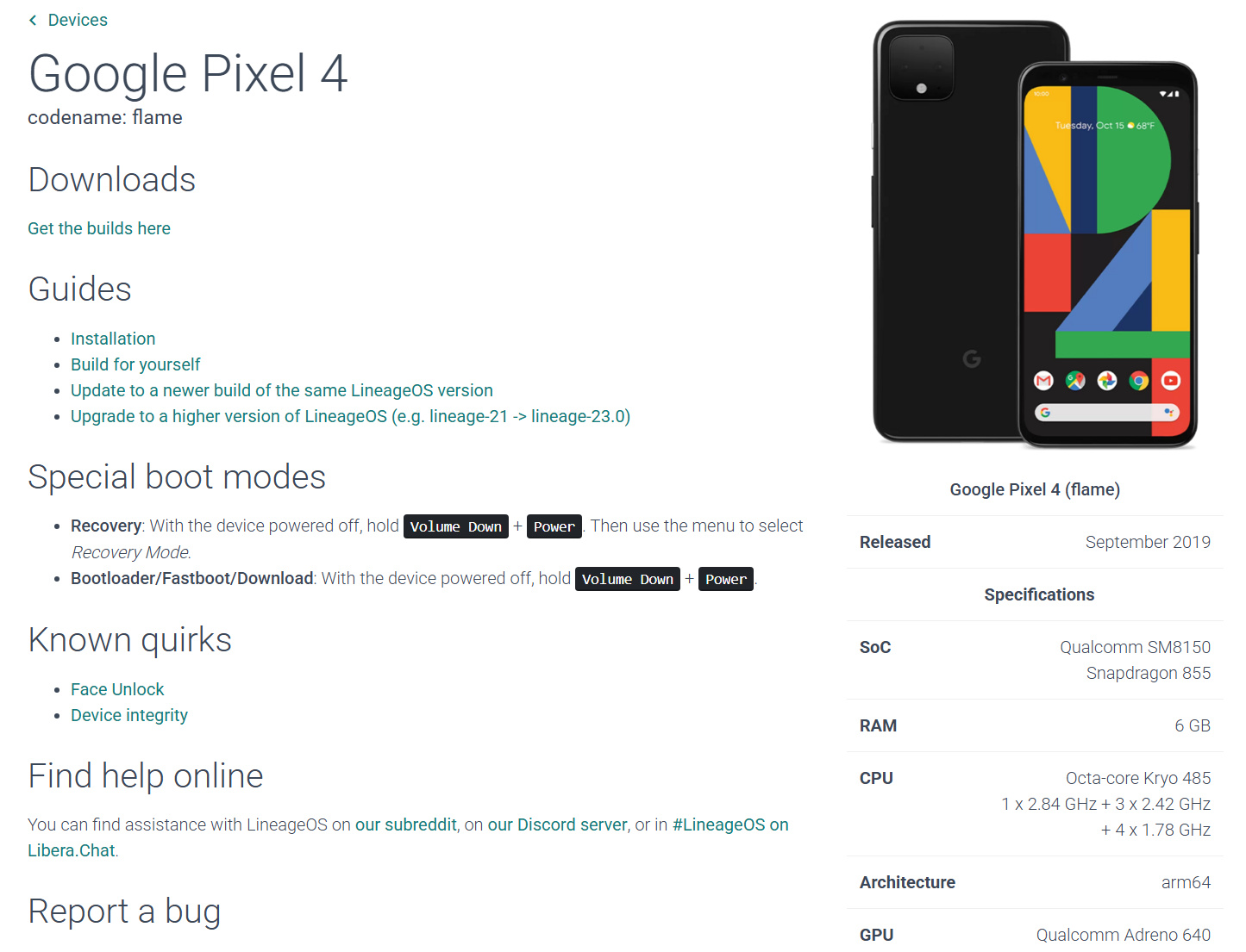 骁龙855老将再次焕发生机 LineageOS社区宣布将为Pixel 4系列提供Android 16更新_电玩帮