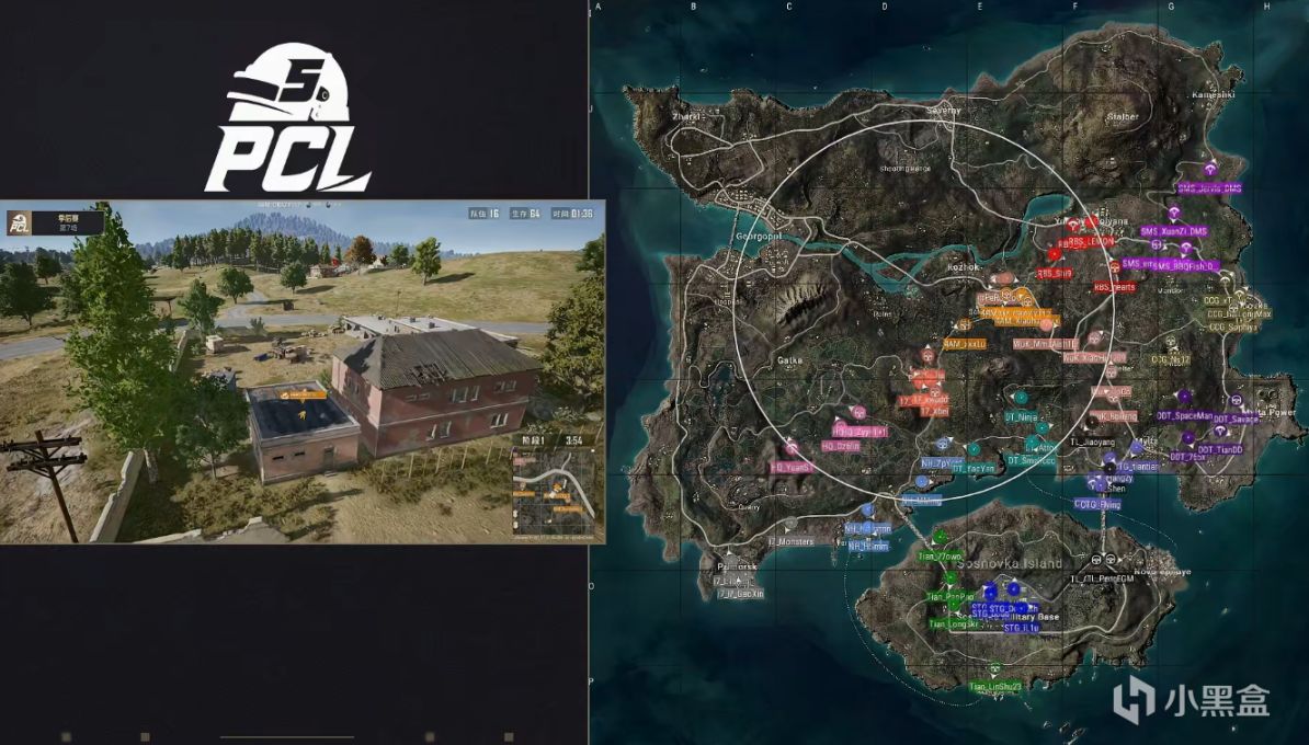 【绝地求生】PCL春季赛季后赛D2第1场：小五一穿四DT扫阴霾，CCG七杀吃鸡！-3楼猫