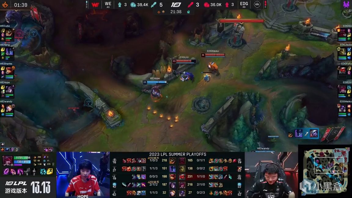 【英雄联盟】LPL季后赛：Fofo小炮翻盘成功晋级！EDG 3-1 WE！-3楼猫