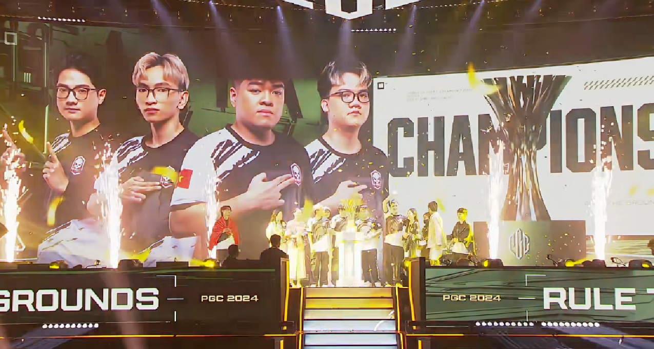 【2024 PGC 成绩】恭喜越南队TE获得冠军！所有赛事奖励内容记得看